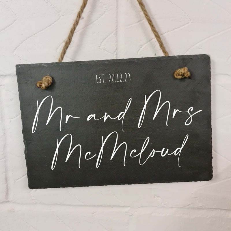 Hanging Slate Sign – Apollo Printing